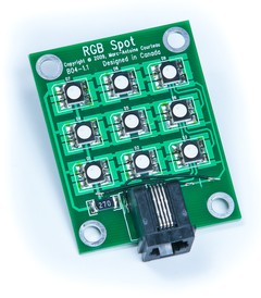 DMX-Controlled RGB Spots | Marc-Antoine Courteau